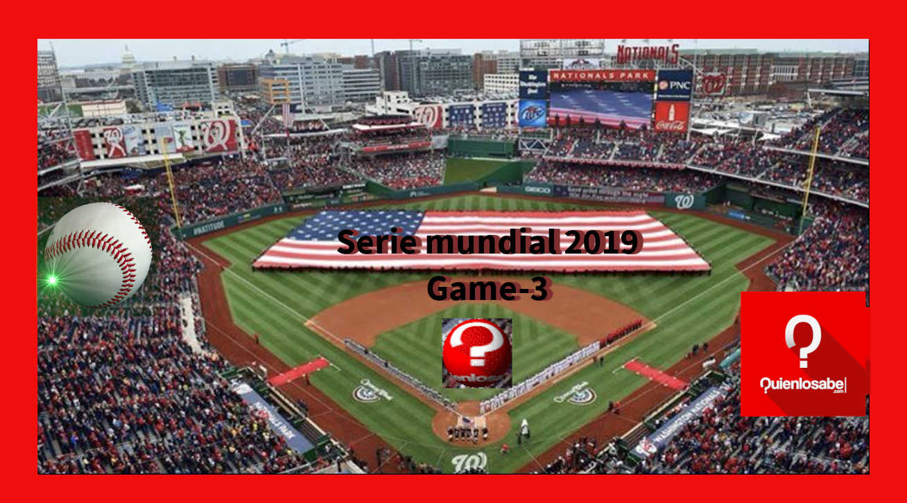 Béisbol MLB game 3. Astros primera victoria en casa de los National ...