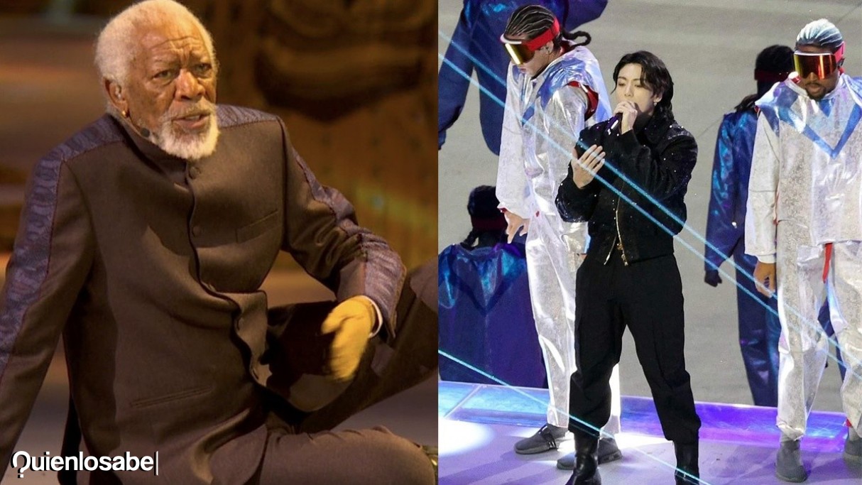 Morgan Freeman y Jung Kook: estrellas extranjeras en Catar 2022.