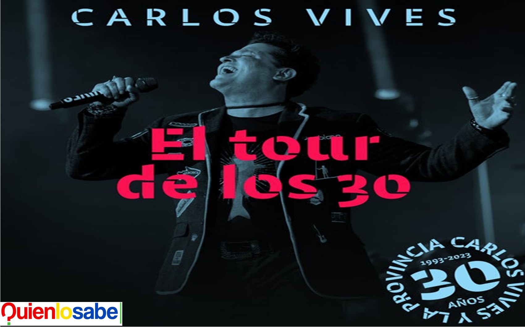 Carlos Vives sigue celebrando sus 30 años de Carrera musical por todo ...
