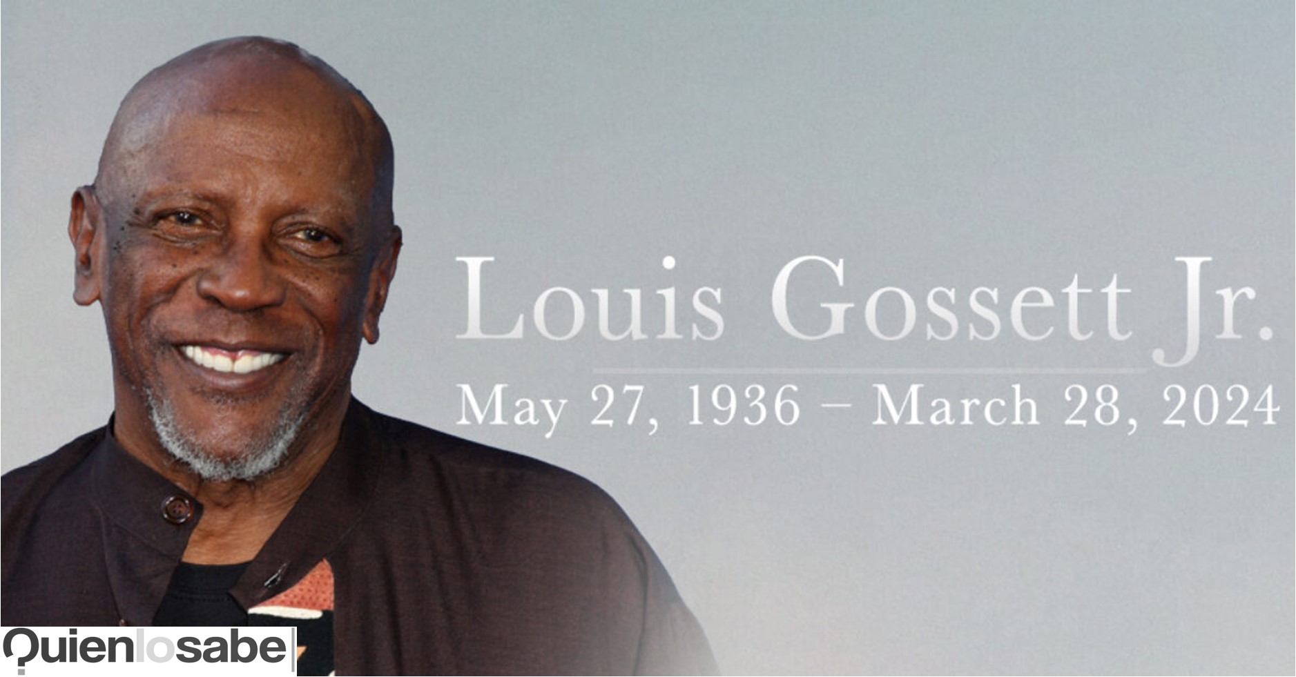Louis Gossett Jr falleció a los 87 años luego de una gran carrera en el ...